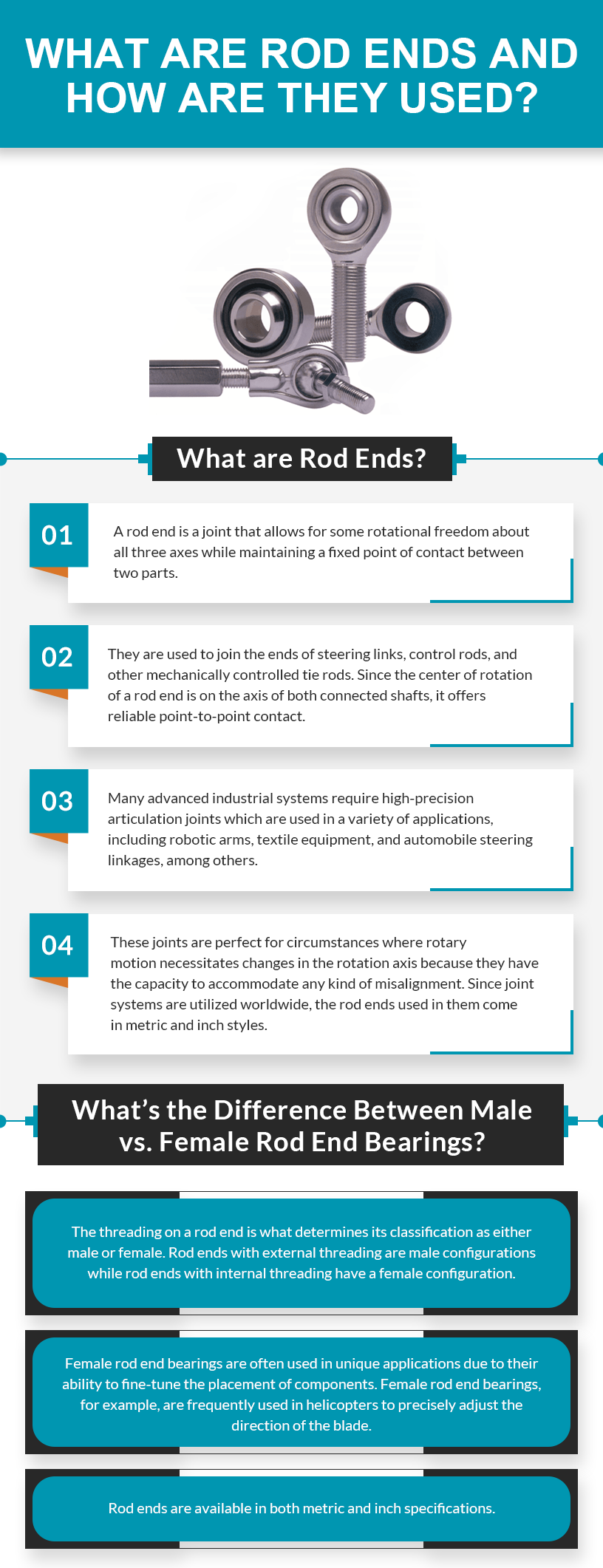 What Are Rod Ends and How Are They Used?